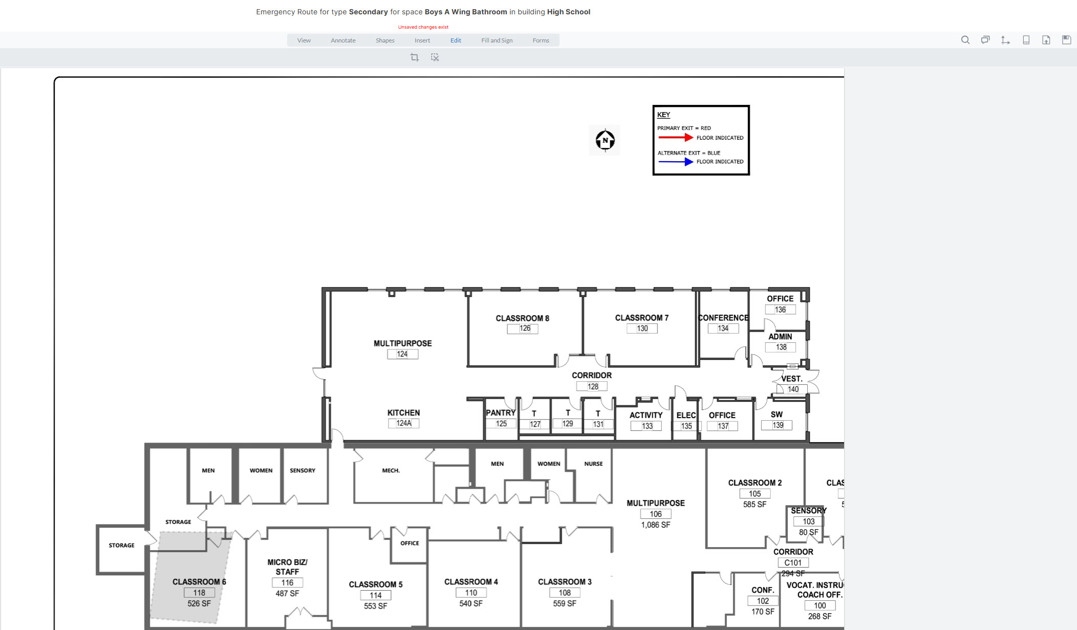 Manage Evacuation Routes – ML Drawings